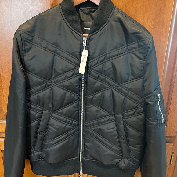 Express | Jackets & Coats | New Express Quilted Bomber Jacket | Poshmark